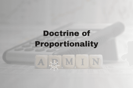Doctrine of Proportionality - Lexibal